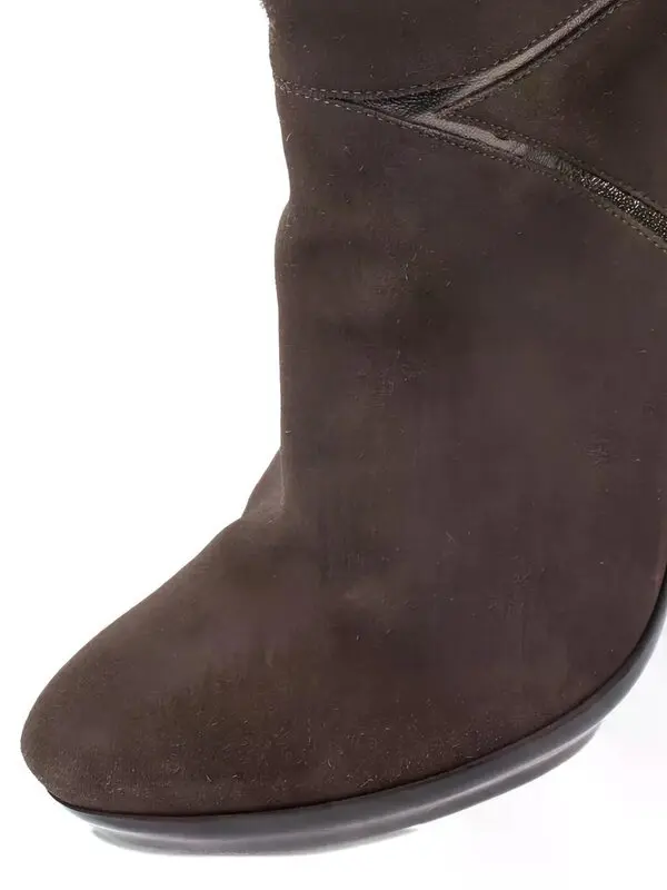 Bottega Veneta 110mm Suede Platform Heel Boots