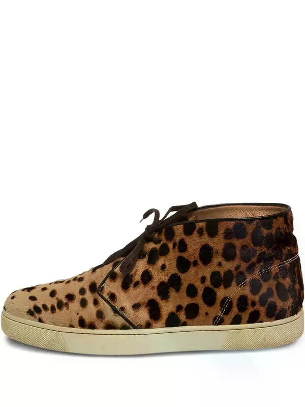 CHRISTIAN LOUBOUTIN Leopard-print Sneakers