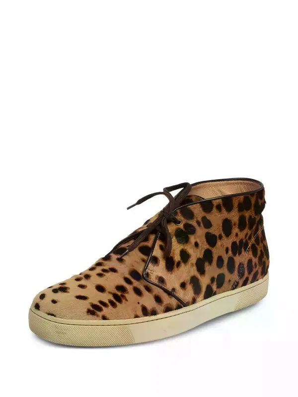 CHRISTIAN LOUBOUTIN Leopard-print Sneakers