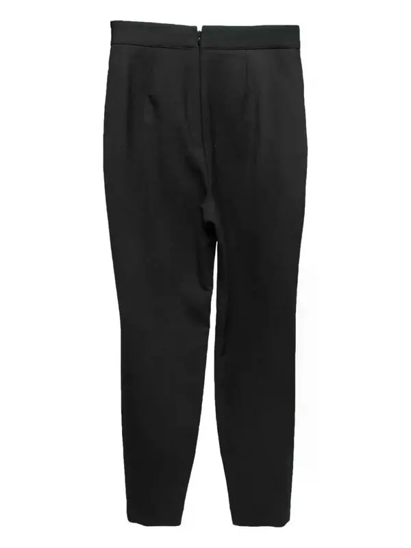 Alexander McQueen Pleat-detail Trousers - Black