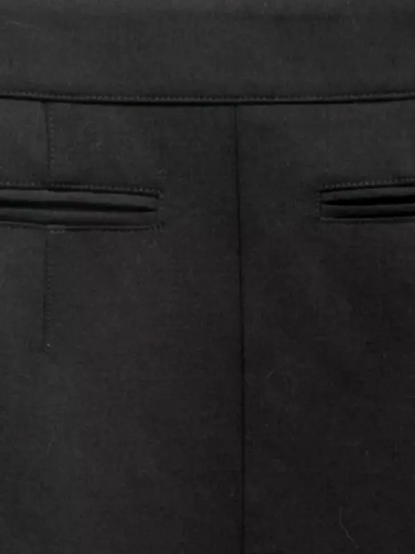 Alexander McQueen Pleat-detail Trousers - Black