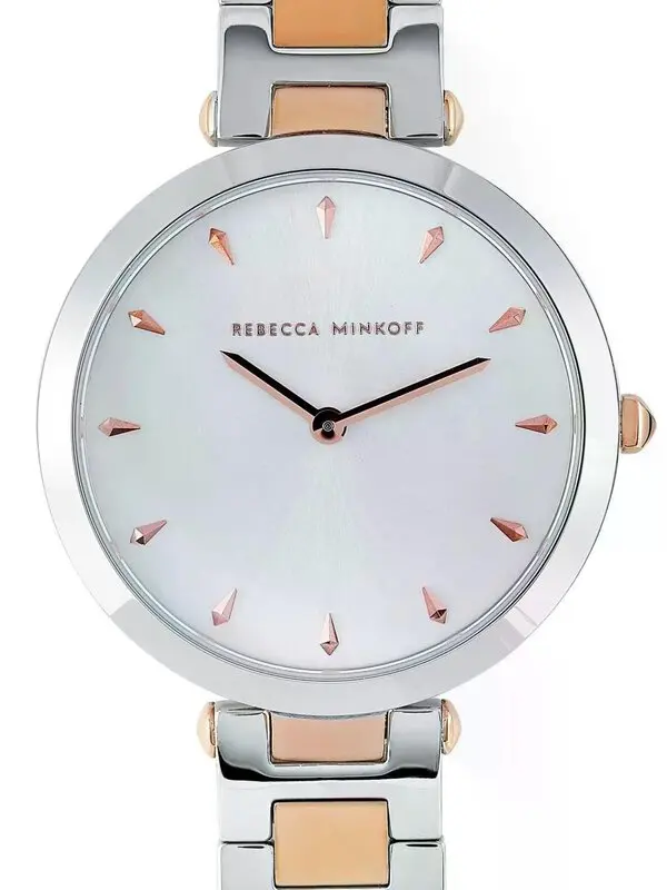 Rebecca Minkoff Stainless Steel Round Face Watch
