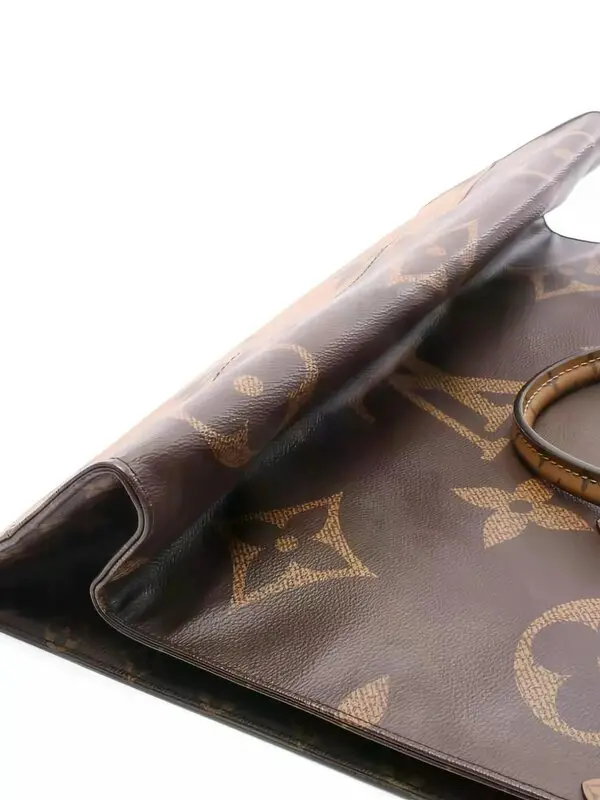 LOUIS VUITTON Onthego Gm Monogram Giant Reverse Tote Bag - Brown