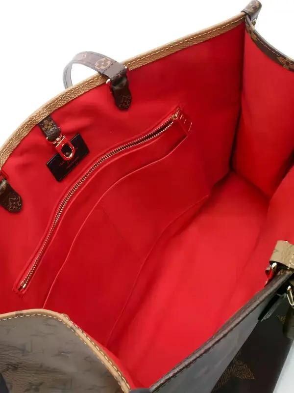 LOUIS VUITTON Onthego Gm Monogram Giant Reverse Tote Bag - Brown