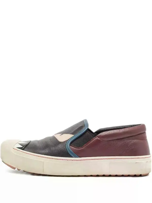 Fendi Monster Slip-on Sneakers