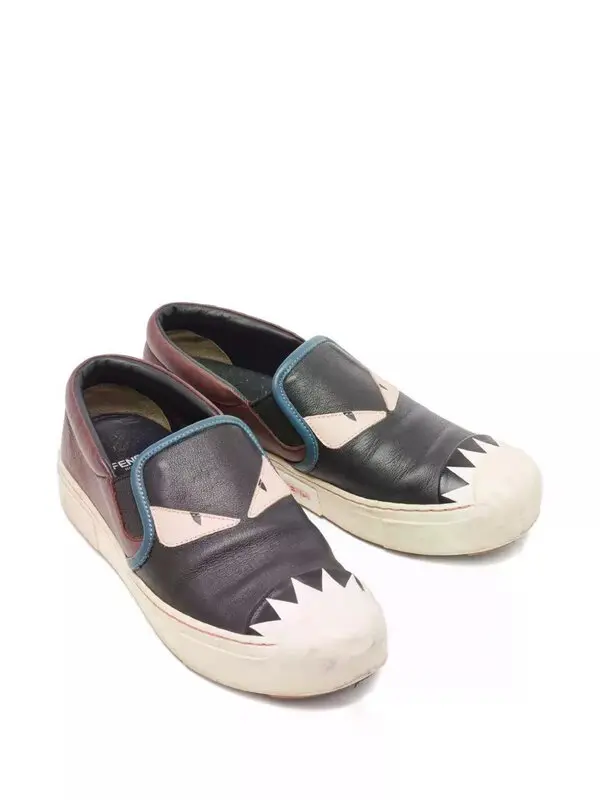 Fendi Monster Slip-on Sneakers