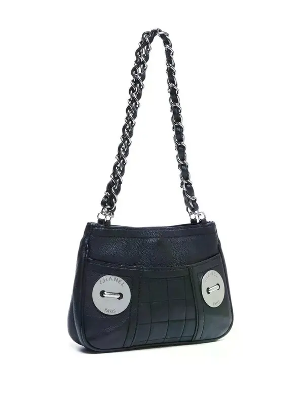 Chanel 2004-2005 Choco Bar Shoulder Bag