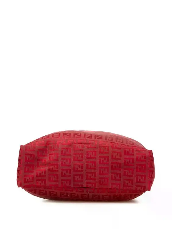 Fendi 2000-2010 Zucchino Canvas Tote Bag - Red