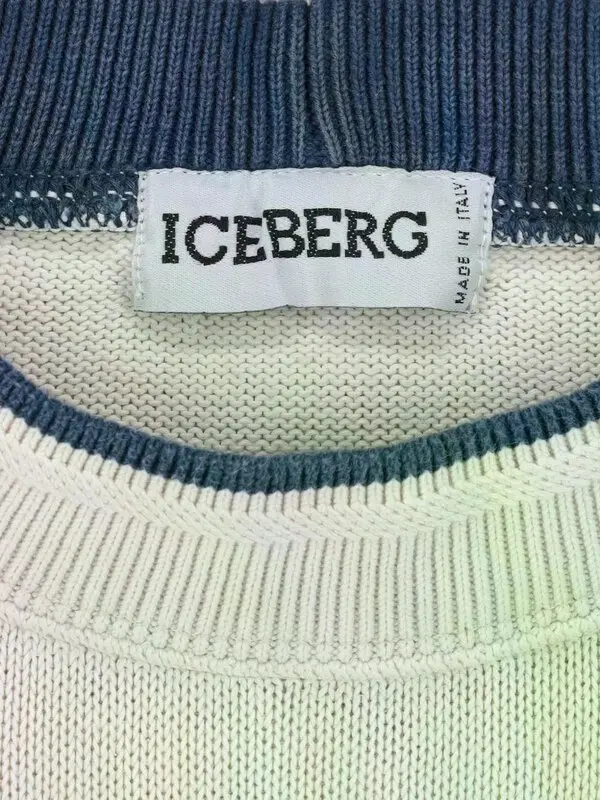 Iceberg Embroidered Paint Tubes Sweater