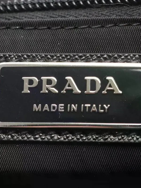 Prada Logo-plaque Belt Bag - Black