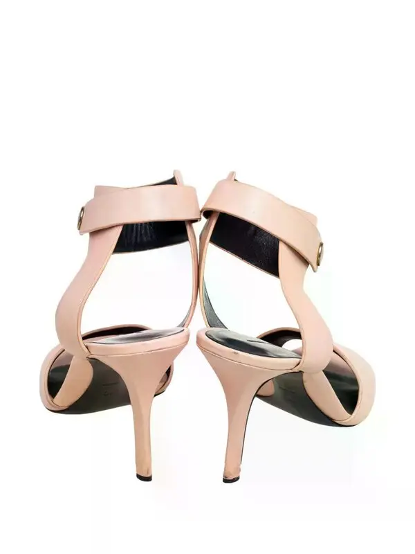 ALEXANDER WANG 100mm Leather Ankle-cuff Sandals