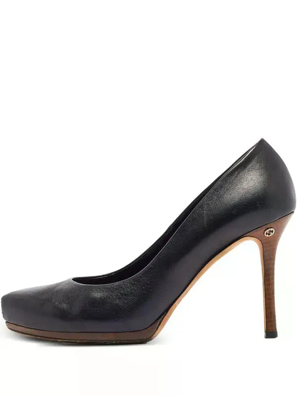 Gucci 2024 100mm Leather Pumps