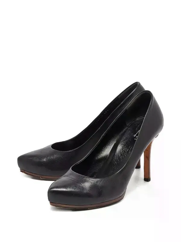 Gucci 2024 100mm Leather Pumps