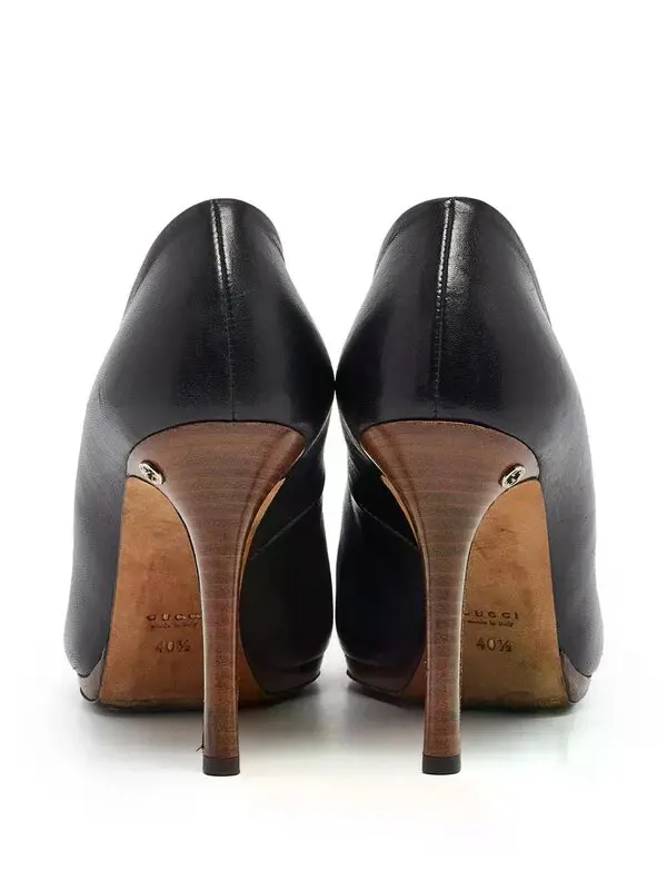 Gucci 2024 100mm Leather Pumps