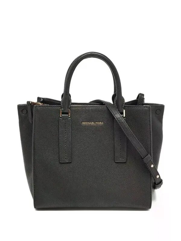 Michael Kors Leather Tote Bag - Black