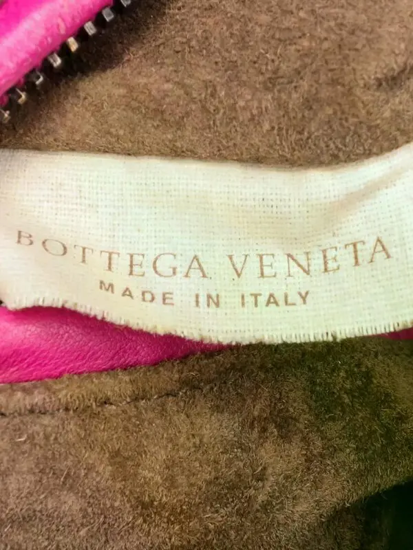 Bottega Veneta 2011 Nappa Intrecciato Cube Crossbody Bag - Pink