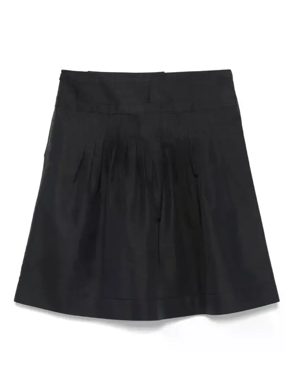 JIL SANDER 2000s Pintuck-detailed Mini Skirt