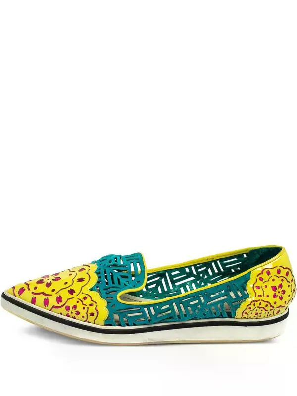 NICHOLAS KIRKWOOD Leather Slip-on Sneakers