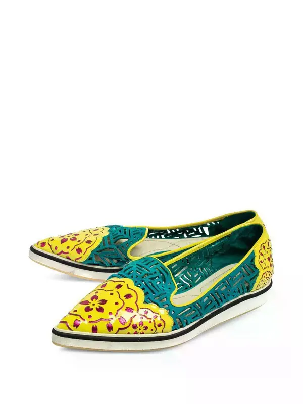 NICHOLAS KIRKWOOD Leather Slip-on Sneakers