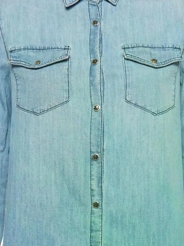 Elisabetta Franchi Pocket Denim Shirt