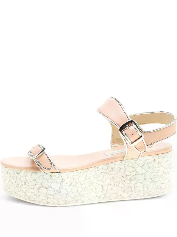 Stella McCartney 60mm Buckle Platform Sandals