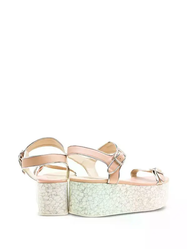 Stella McCartney 60mm Buckle Platform Sandals