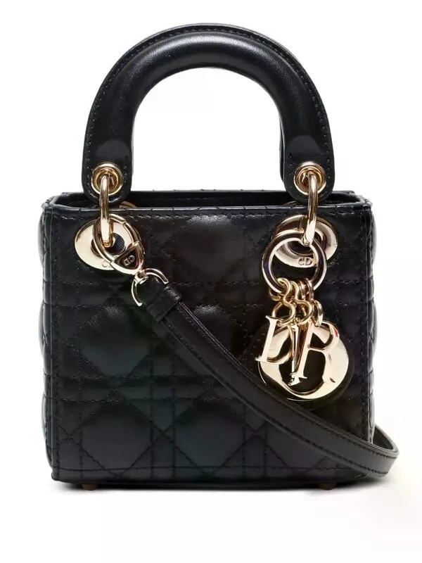 Dior Micro Lady Tote Bag - Black