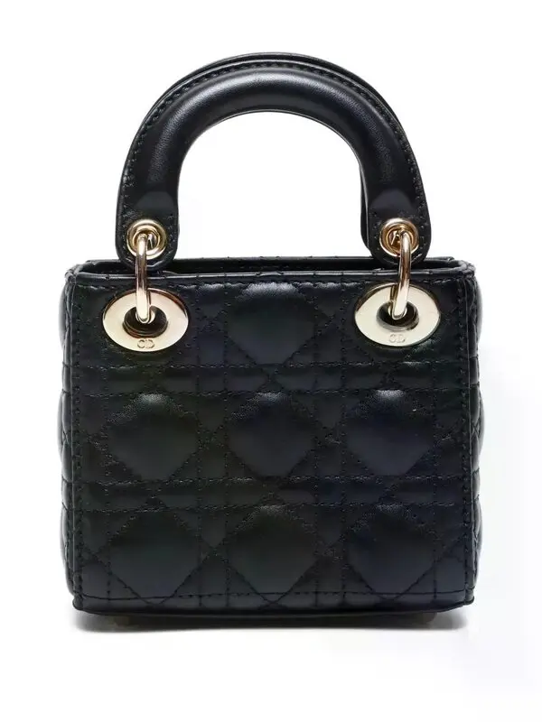 Dior Micro Lady Tote Bag - Black