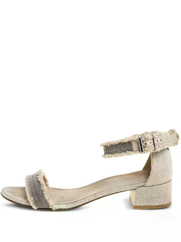 STUART WEITZMAN Vaneli Chain-embellished Sandals