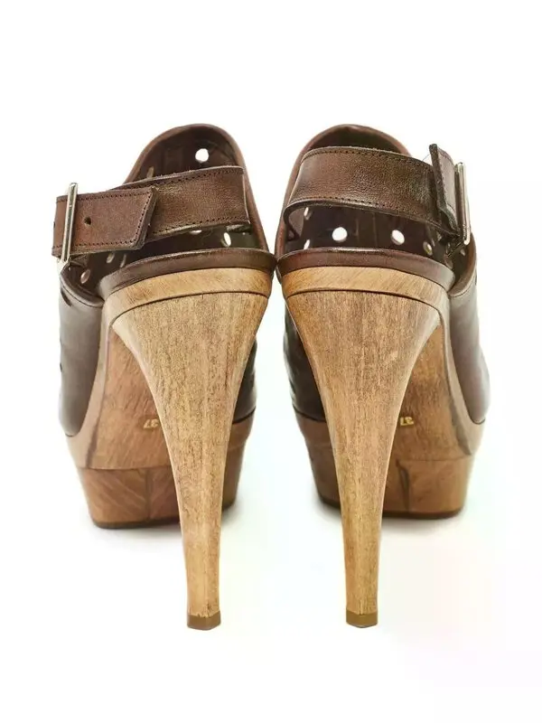 Marni 135mm Perforated Wood-platform Sandals