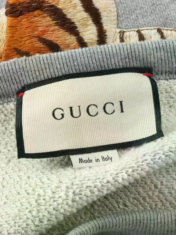 Gucci 2010s Tiger-embroidered Sweatshirt