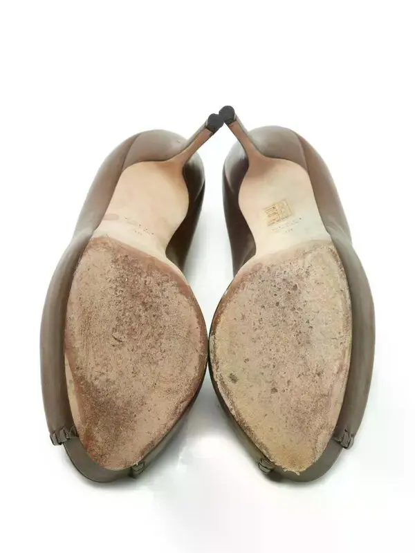 Gucci 105mm Whipstitch-trim Pumps