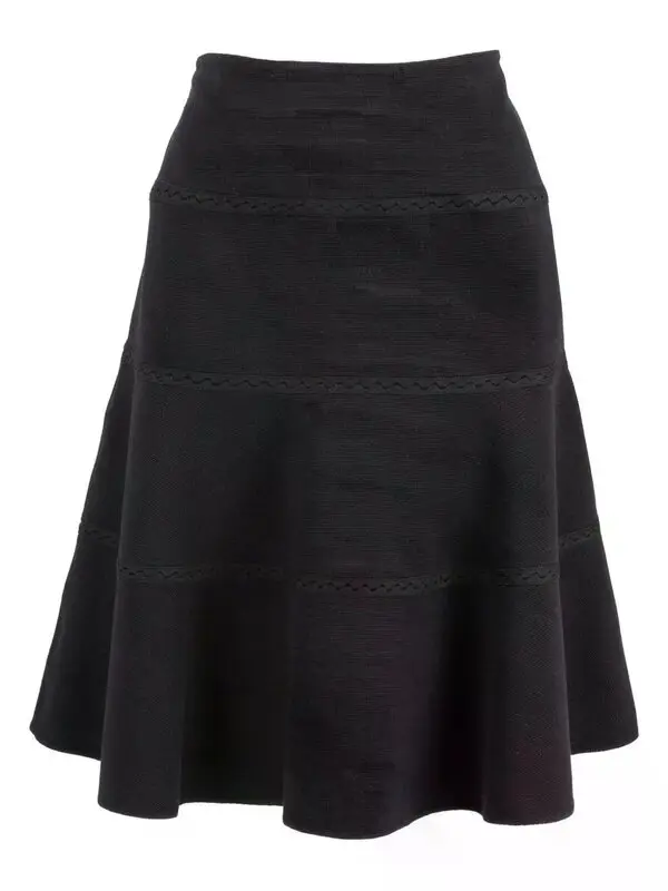 Alaïa Wool Midi Skirt
