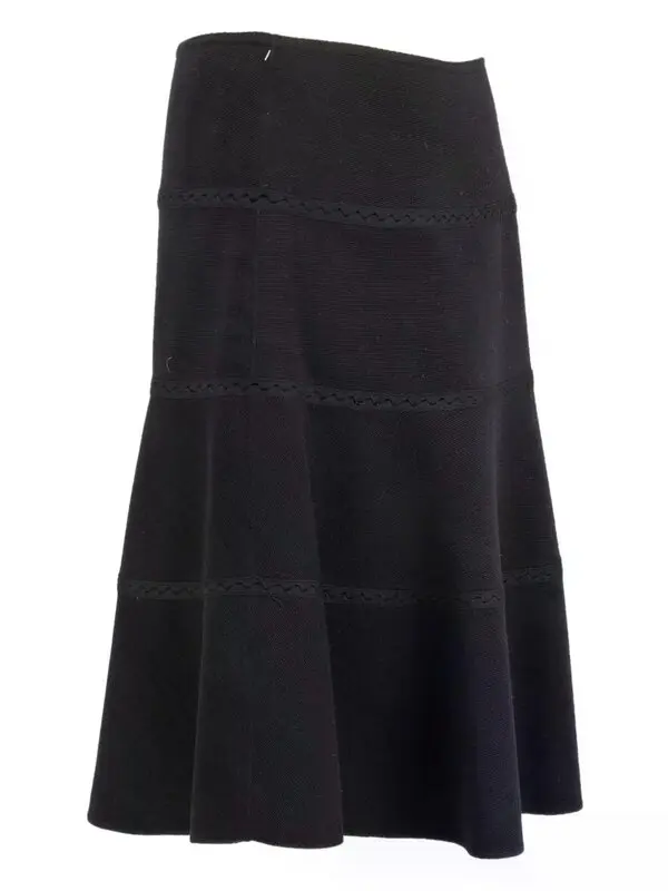Alaïa Wool Midi Skirt