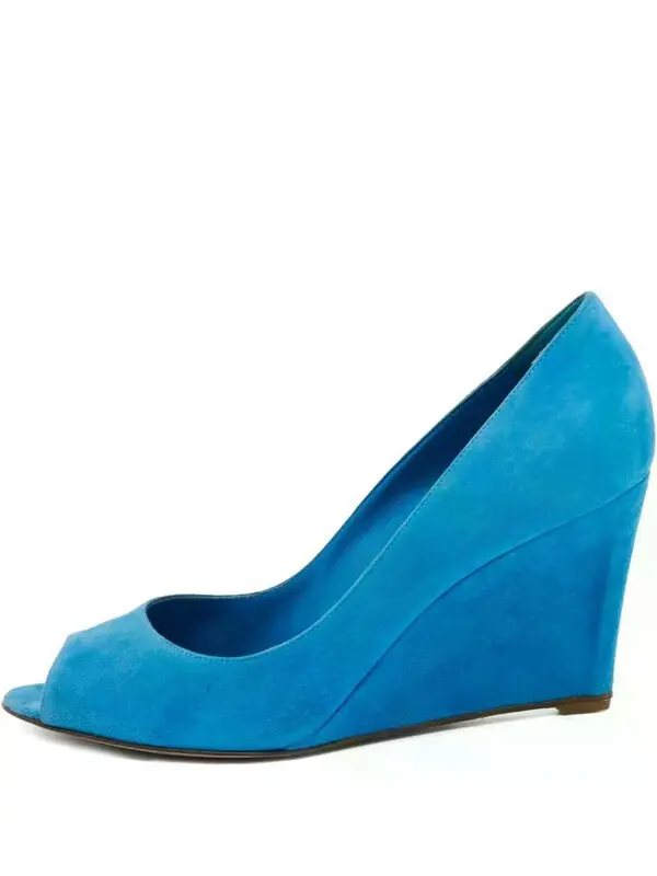 SERGIO ROSSI 90mm Wedge Pumps