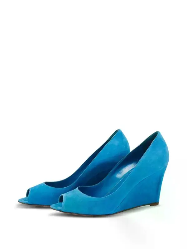 SERGIO ROSSI 90mm Wedge Pumps
