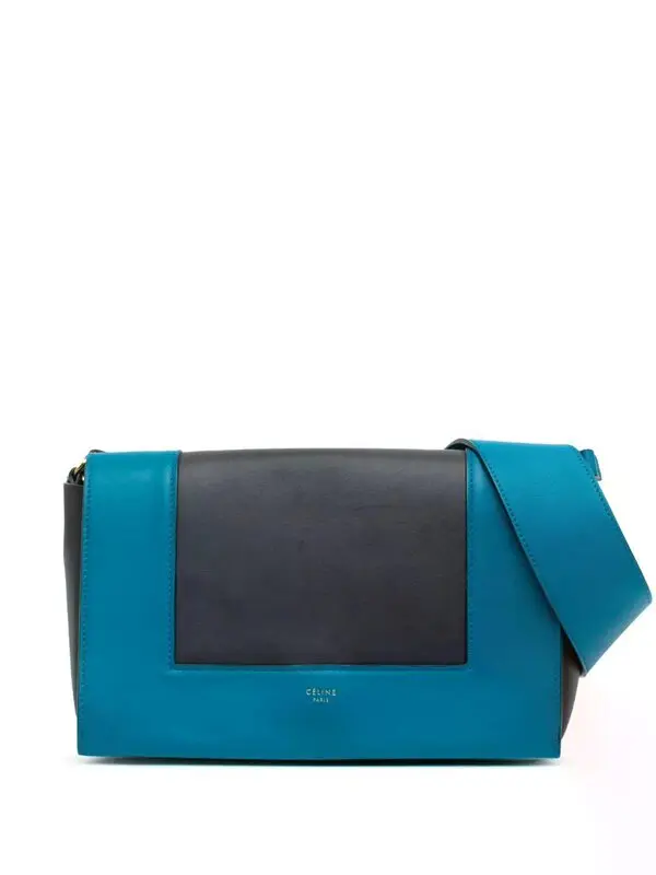 Celine 2017 Leather Frame Shoulder Bag - Black