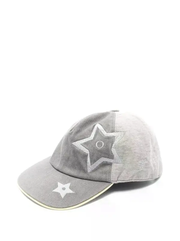Dior Pre-owned 2010s Star-embroidered Cap - Grey