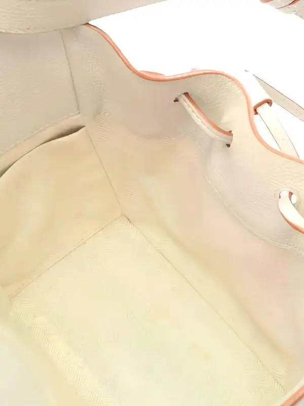 Loewe 2000s Hammock Mini Drawstring Leather Tote Bag - Neutrals
