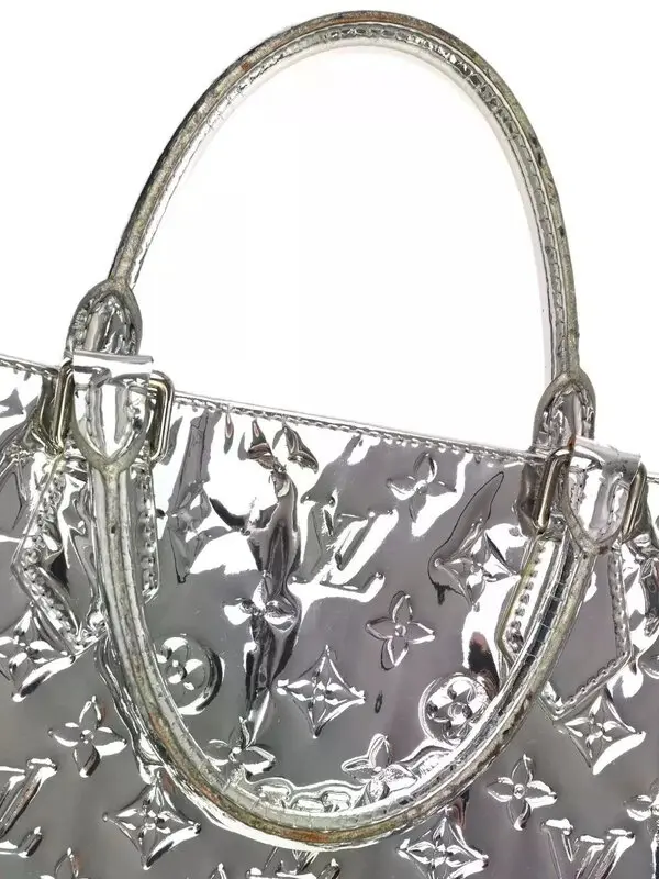 LOUIS VUITTON 2009 Sac Plat Handbag - Silver