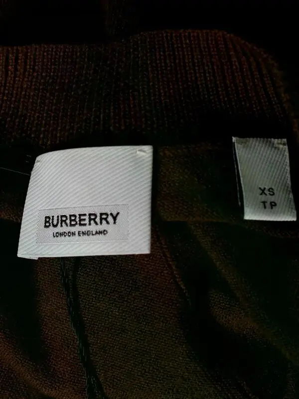 Burberry Merino Wool Cardigan