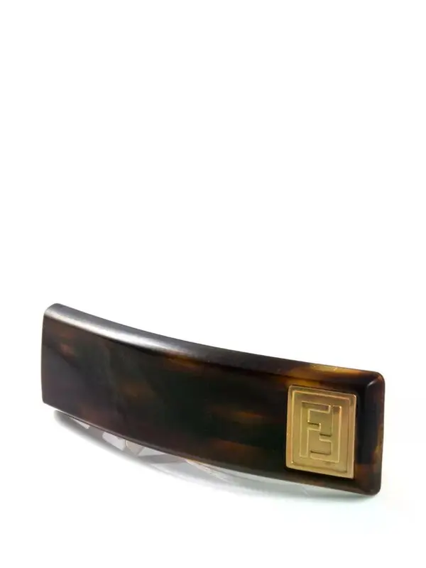 Fendi 2000s Ff-motif Hair Clip