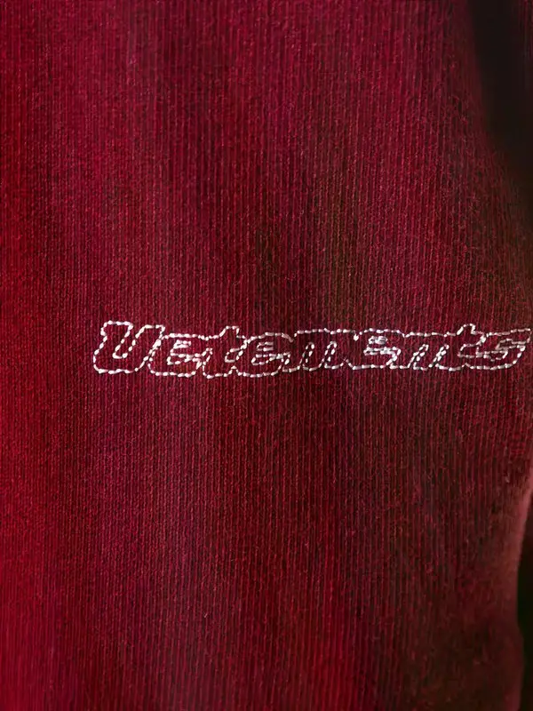 Vetements Elasticated Waistband Pocket Trousers - Red