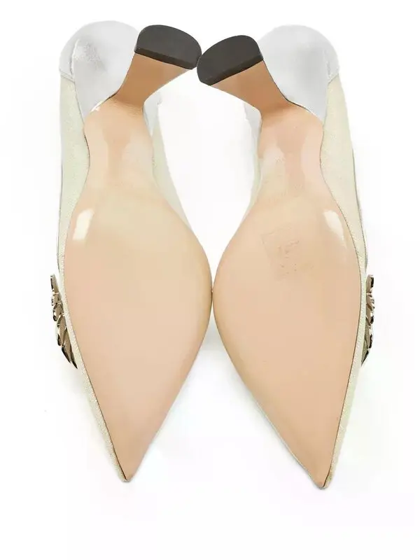 NICHOLAS KIRKWOOD 100mm Leaf-detail Pumps
