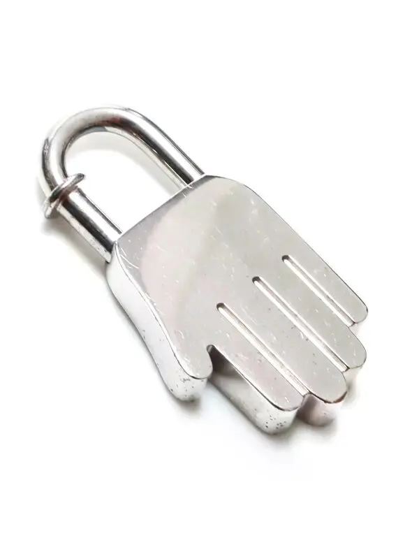 Hermès 2002 Cadena Hand-motif Padlock Charm