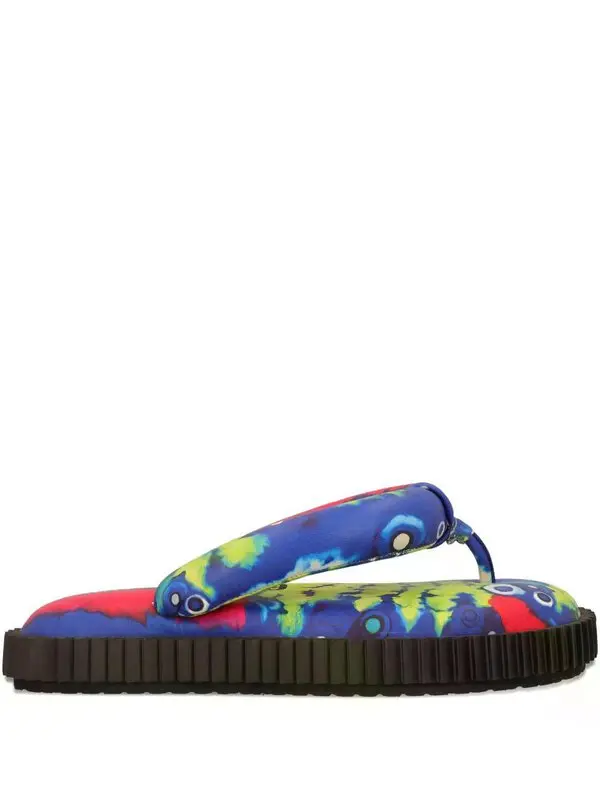 Moschino Tie-dye Padded Flip-flops