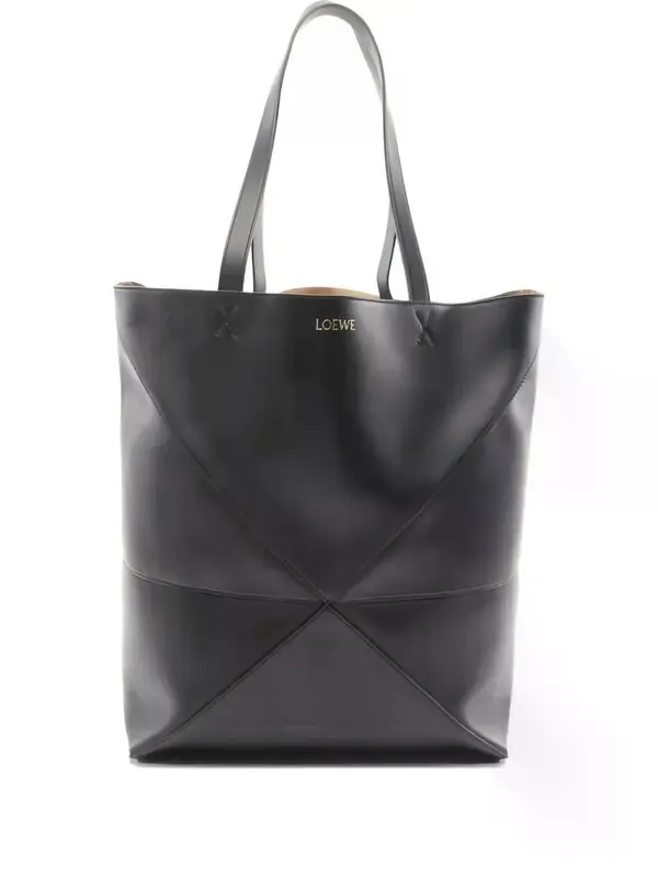 Loewe Puzzle Fold Xl Tote Bag - Black