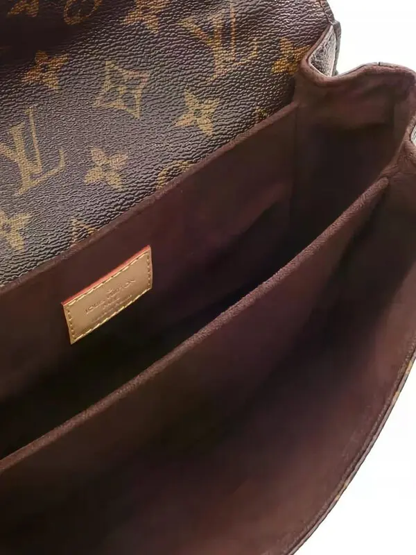 LOUIS VUITTON Pochette Métis Mm Monogram Handbag - Brown