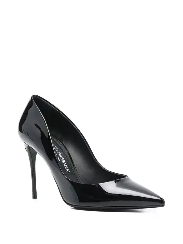 Dolce & Gabbana Cardinale 90mm Patent Leather Pumps