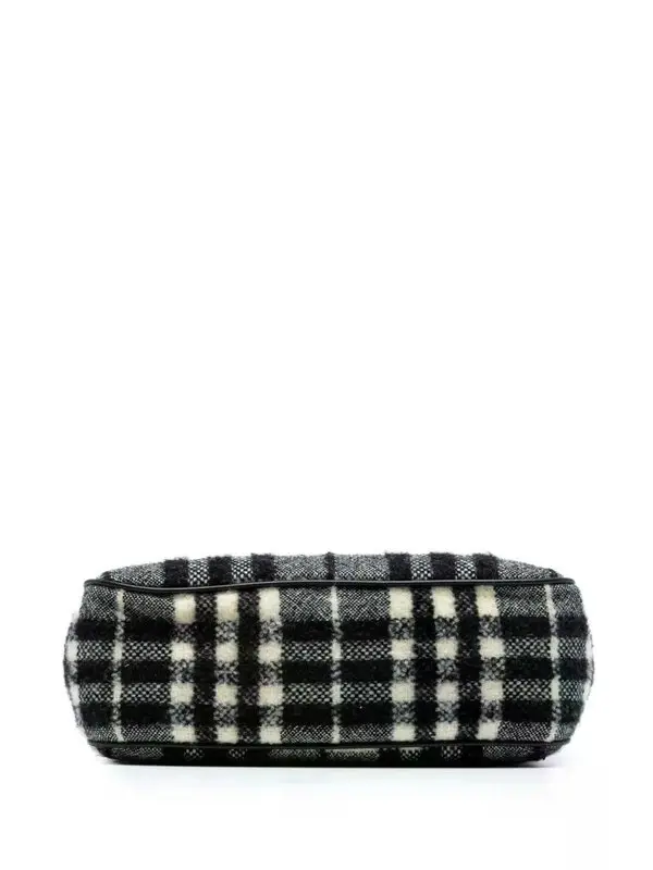 Burberry Vintage Check Wool Shoulder Bag